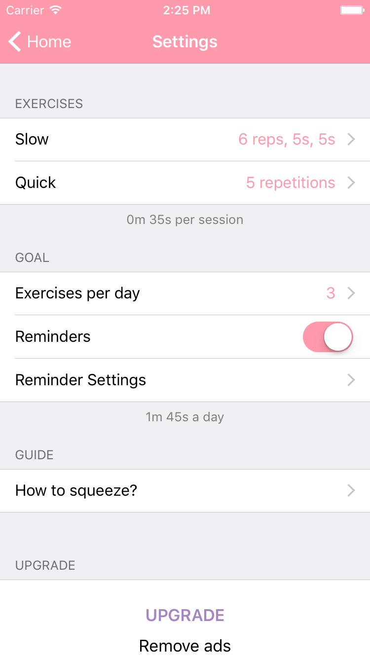 Easy Kegel App for iPhone and Android